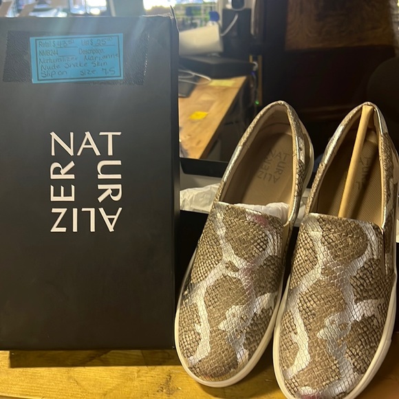 Naturalizer | Shoes | Naturalized Marianne Nude Snake Skin Slip On | Poshmark